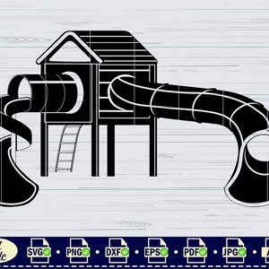 Playground SVG, Playground SVG, Kids Svg, Playground Clipart ...