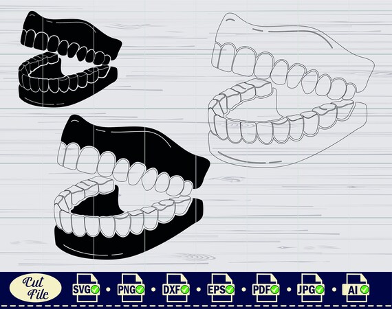 Dentures Clipart