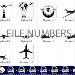 Airplane SVG #1, Aircraft SVG, Biplane Clipart, Airplane Files for ...