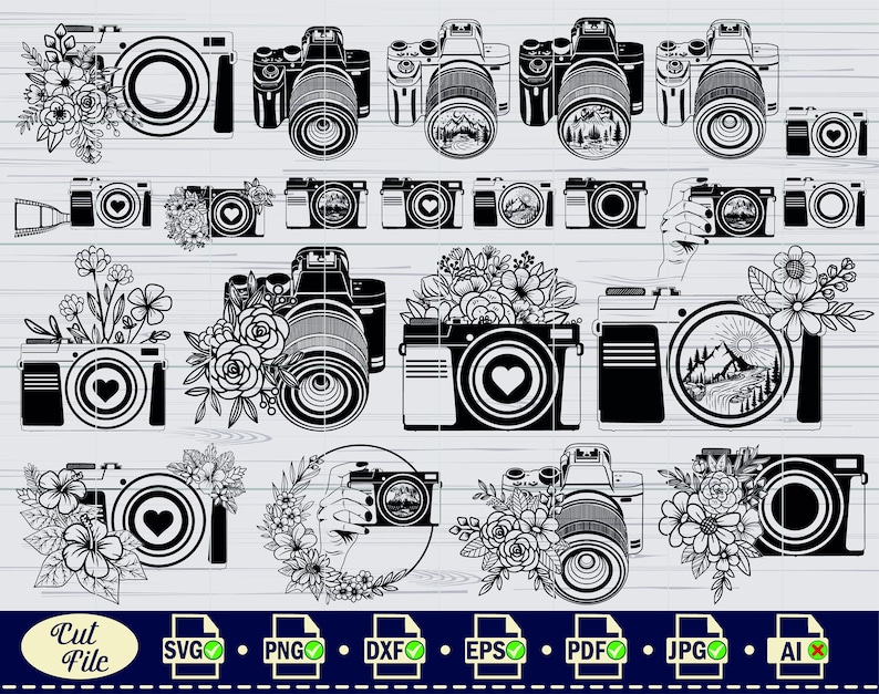 Camera SVG 1 Camera Svg Photography Svg Photo Camera Svg - Etsy