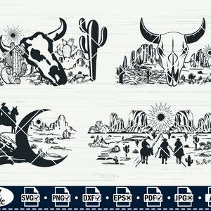 Cowboy SVG Bundle: Western Ranch, Desert Cactus (cut Files) - Etsy