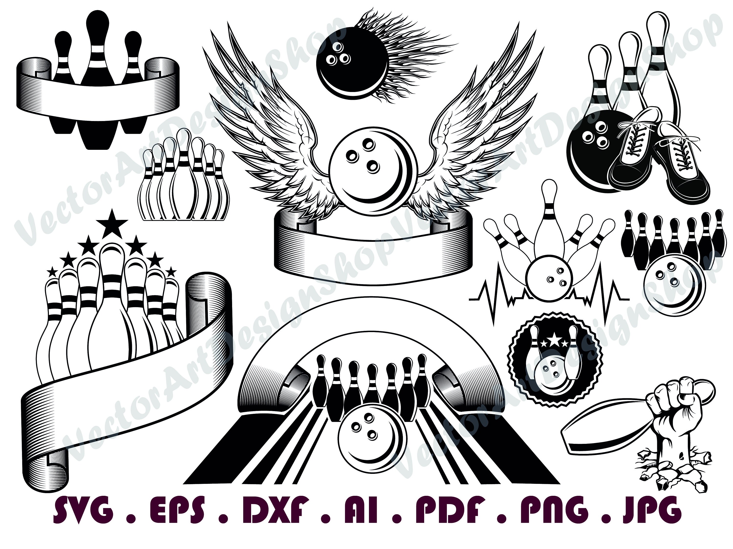 Bowling Team Logo Design