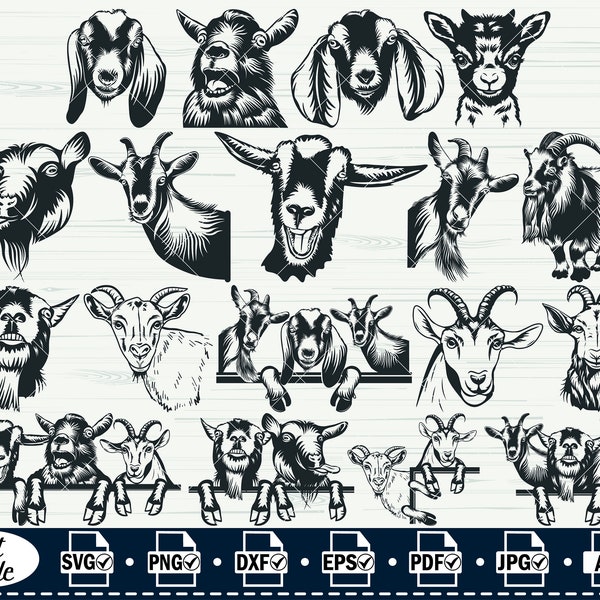 Goat Svg - Etsy