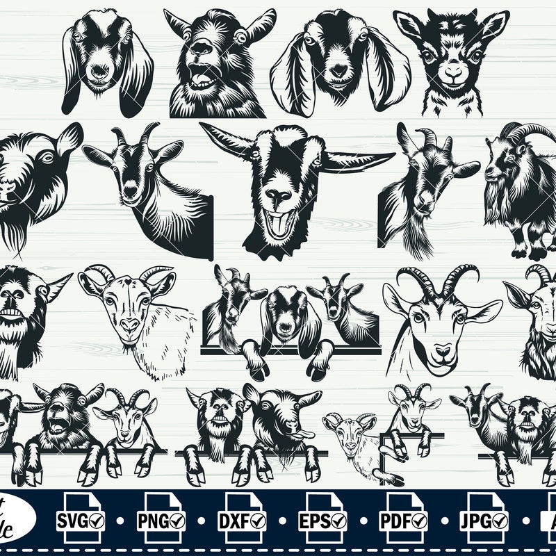 Goat Svg File - Etsy