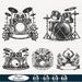 Drum SVG File,#2, Drum Svg, Drumset Svg, Drumset Svg, Drumset Svg, Drum ...