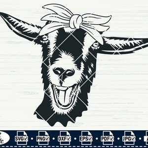 Goat With Bandana SVG: Farm Animal Clipart Bundle (digital Download) - Etsy