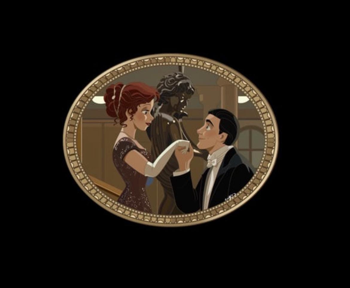 Ariel & Eric/mermaid/princess/ocean/ Titanic/ Staircase/rose/dawson - Etsy