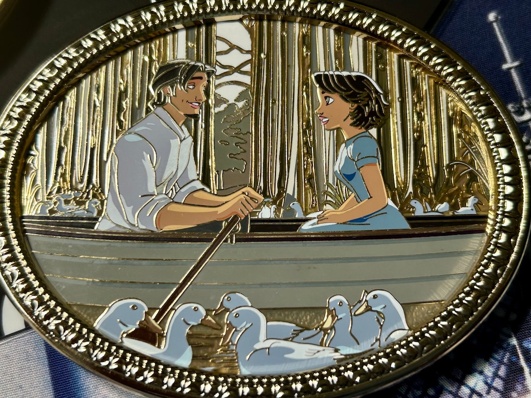 The Notebook With Rapunzel and Eugene a Romcom Moment - Etsy