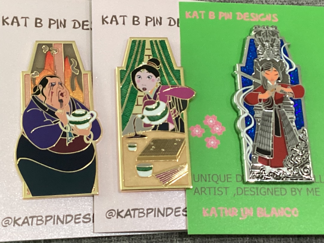 3 Pins- Sale - Mulan-family Honor, Tea ? & Matchmaker - Etsy