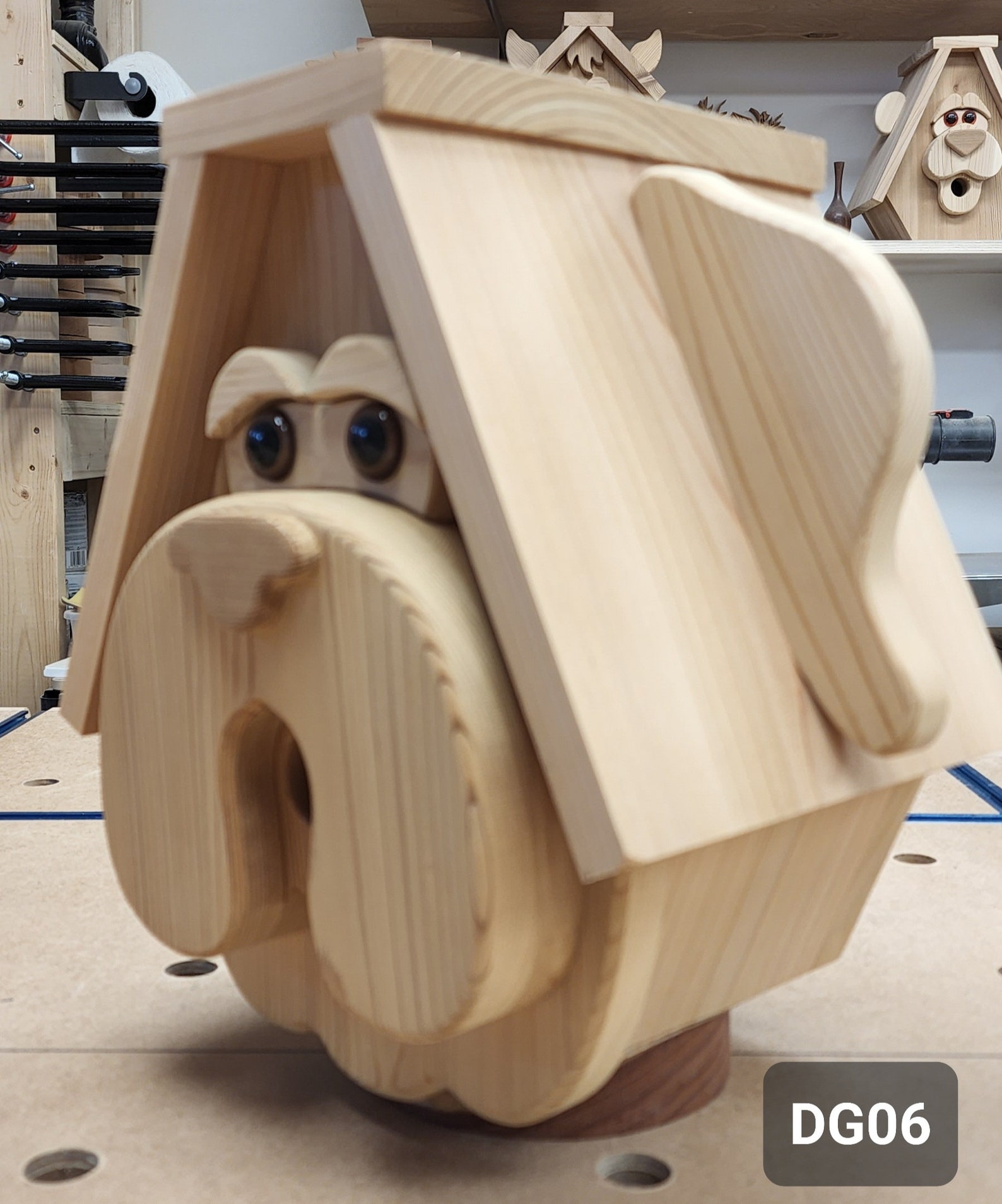 CEDAR BIRDHOUSE. Dog Birdhouse. Animal Birdhouse. Whimsical Birdhouse ...