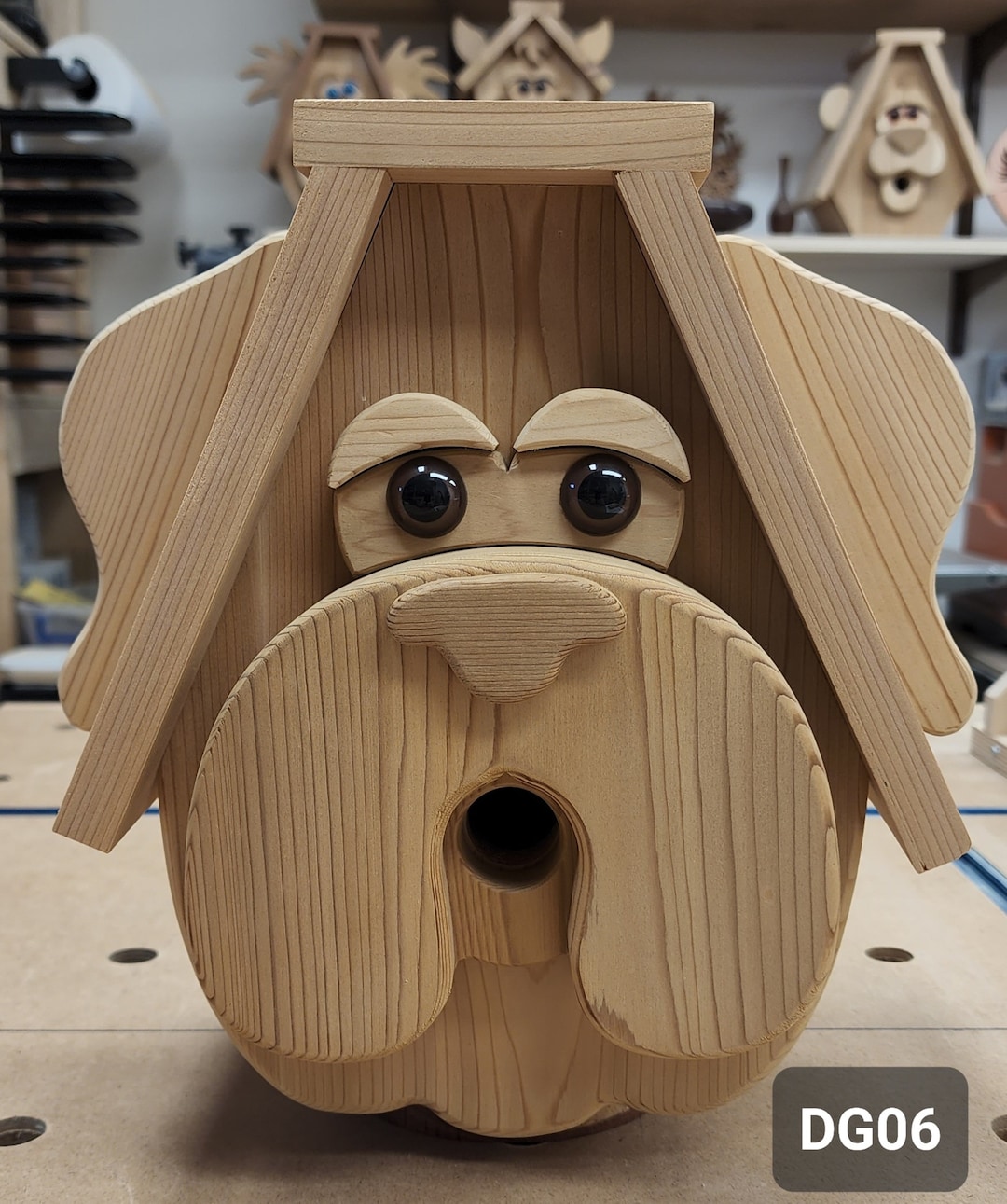 CEDAR BIRDHOUSE. Dog Birdhouse. Animal Birdhouse. Whimsical Birdhouse ...