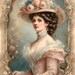 Picturesque 5 Digital Papers Beautiful Ladies, Vintage, Victorian - Etsy