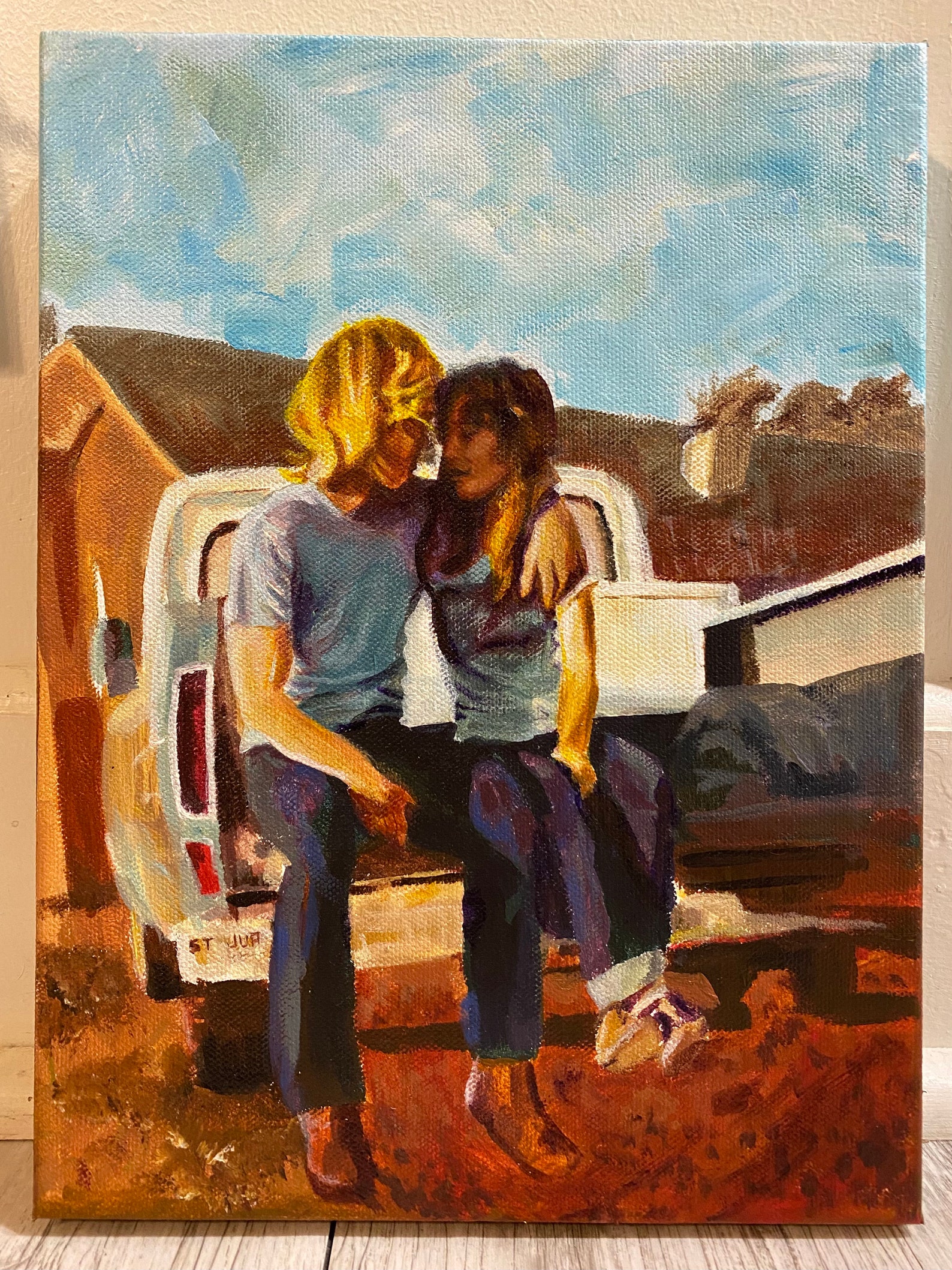Custom Acrylic Portrait Painting on High Quality Gallery-wrapped Canvas ...
