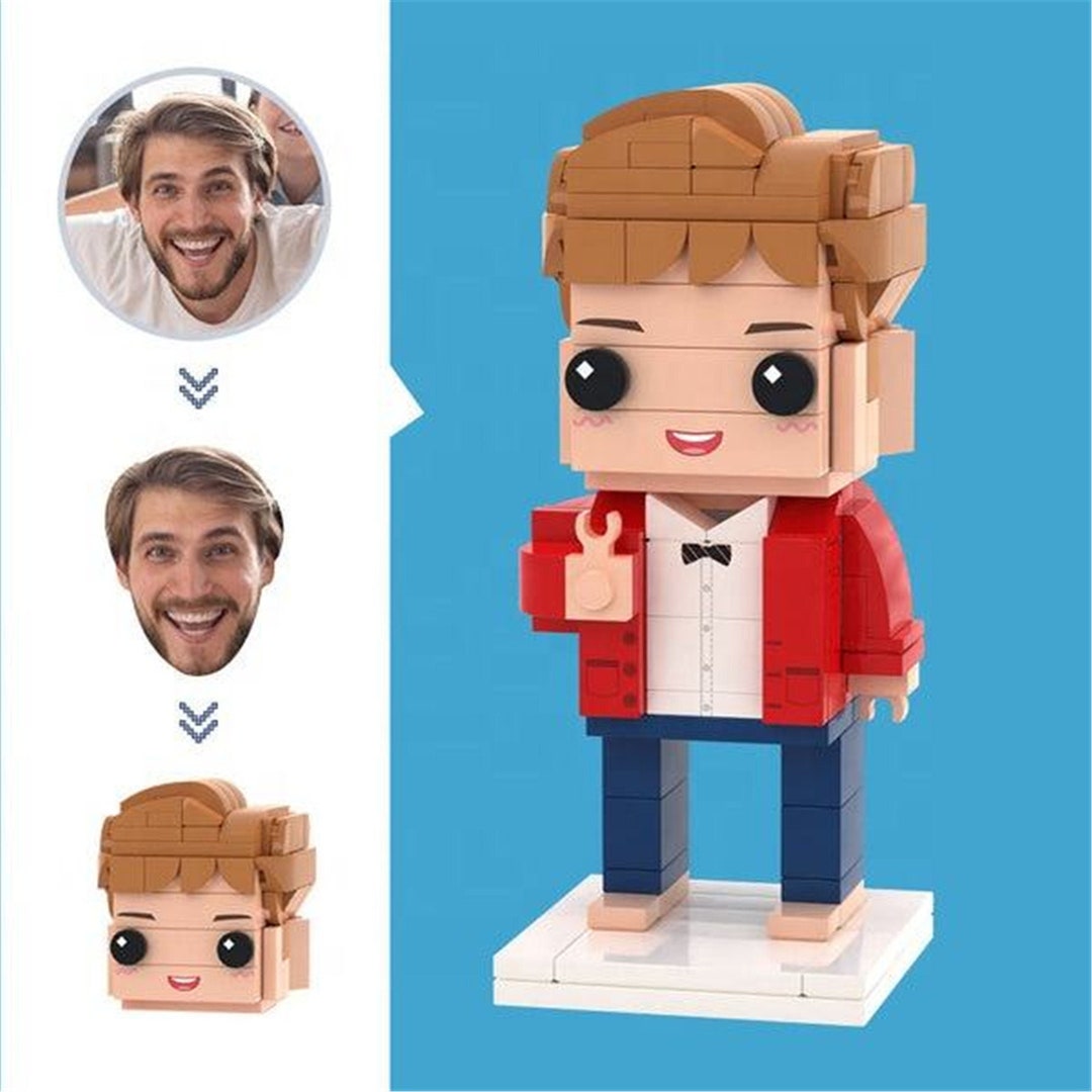 Full Body Customizable Custom Mini Brick Figures, Personalized Mini ...
