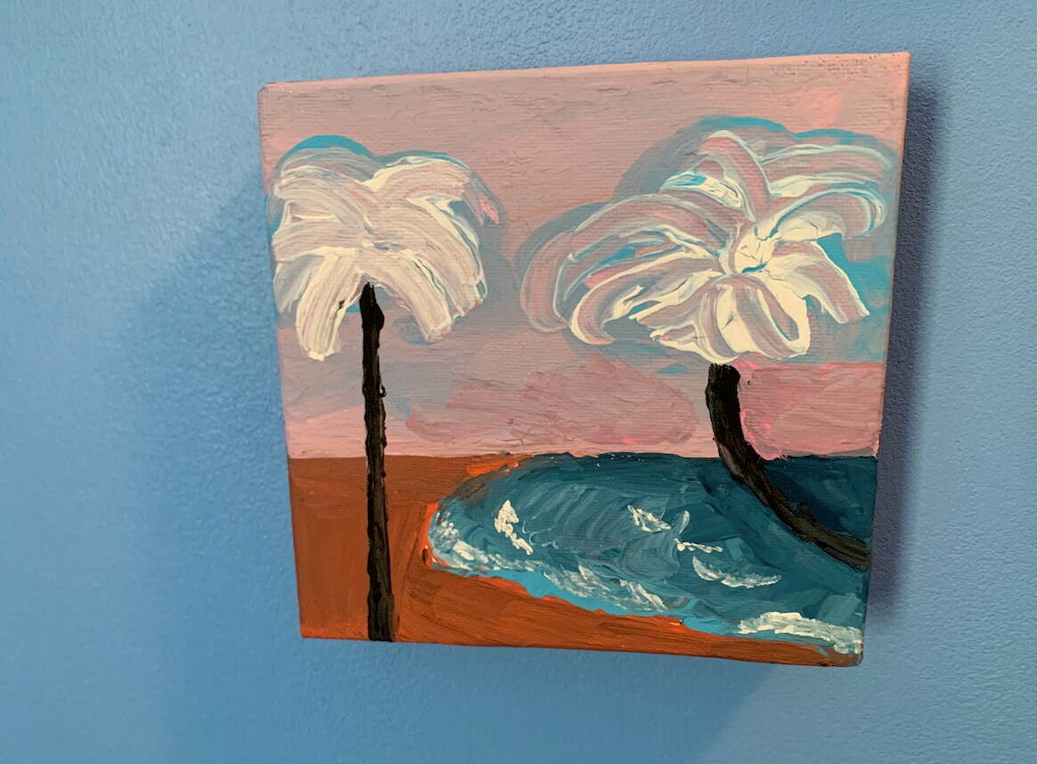 Tropical Abstract Daydream Painting - Etsy