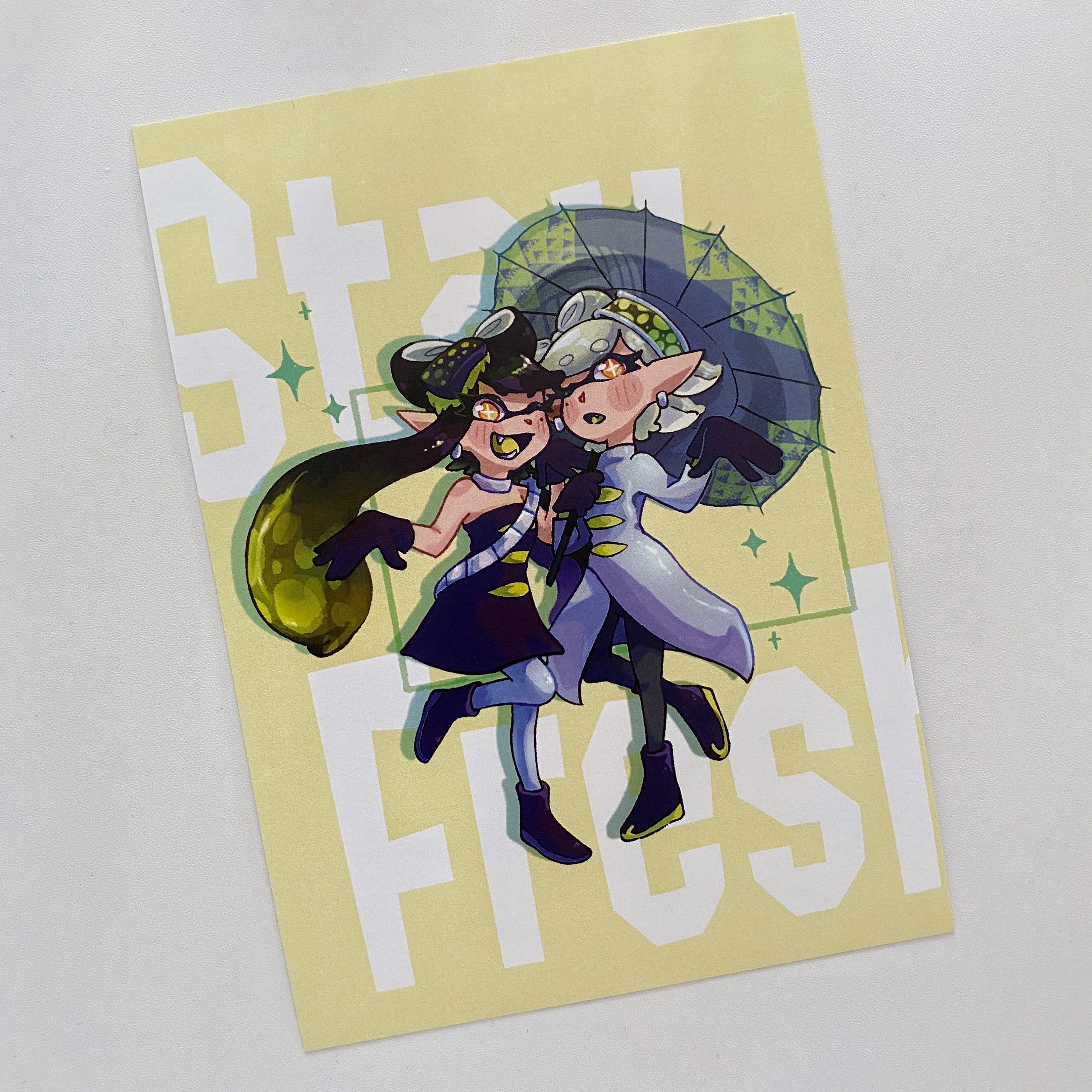 Squid Sisters Splatoon 3 Art Print - Etsy