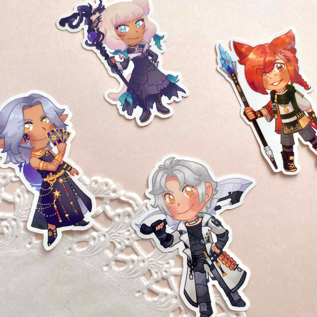 Scions Vinyl Stickers | FFXIV, FF14 | Y'shtola, Urianger, Thancred, G ...
