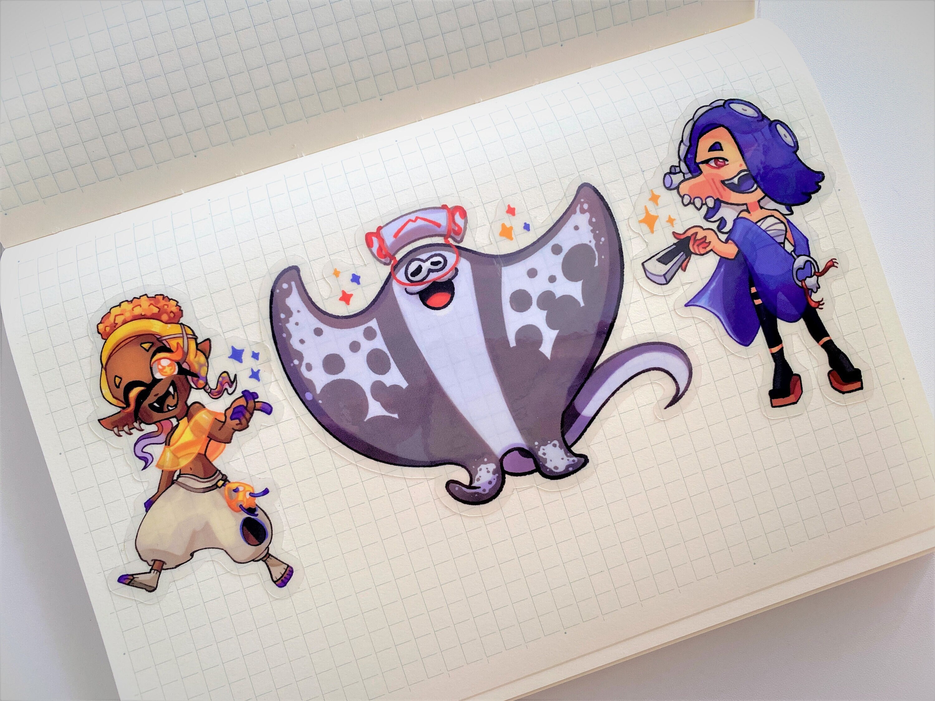 Deep Cut Clear Stickers Splatoon 3 - Etsy