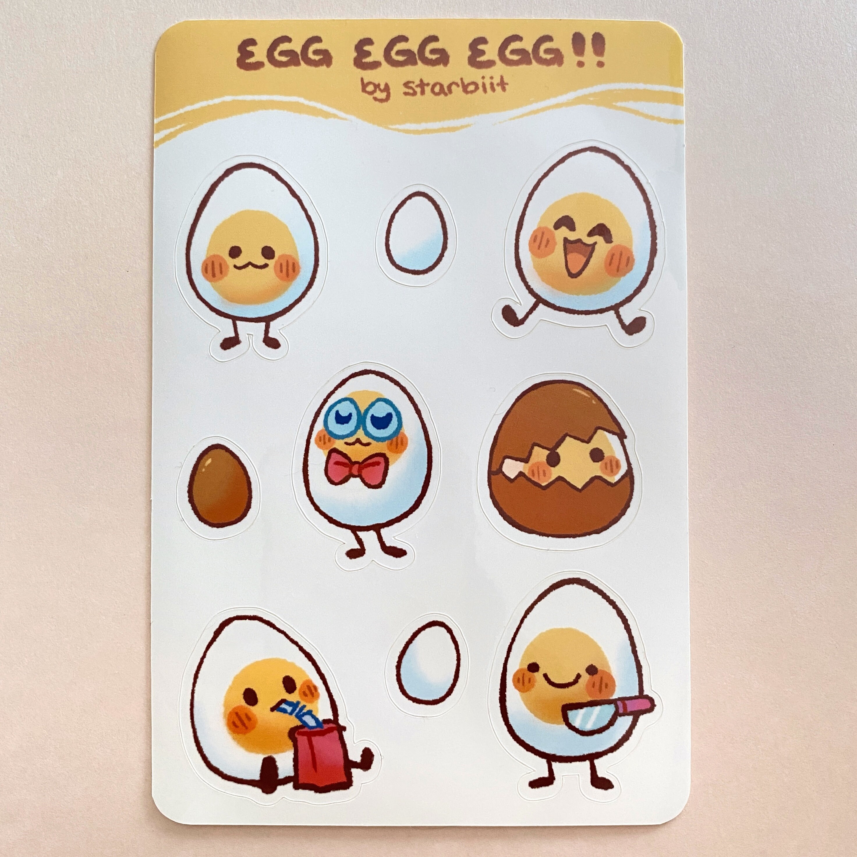 Egg Sticker Sheets - Etsy