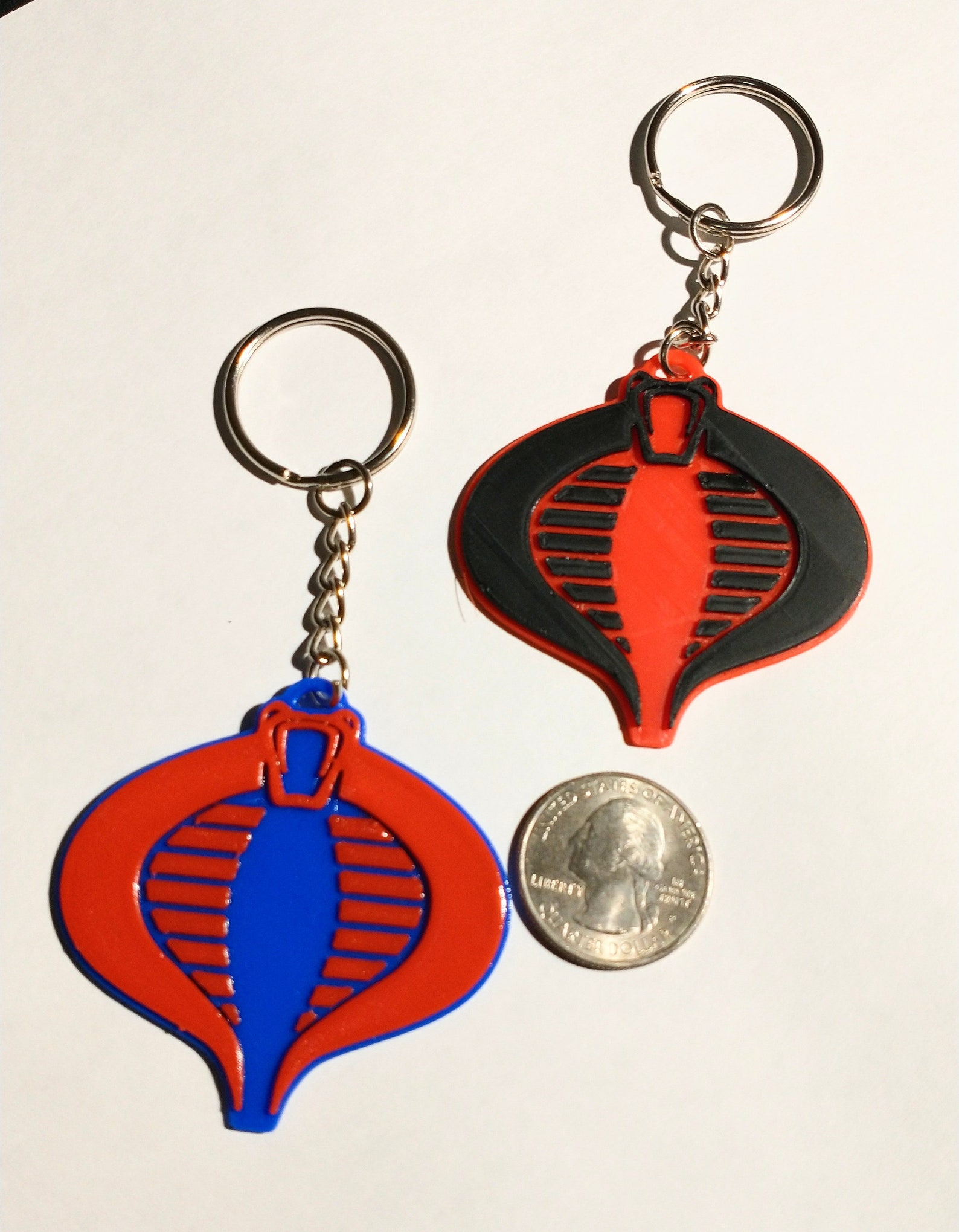Cobra Emblem Keychain From GI Joe 80s Cartoon Holiday Bag - Etsy