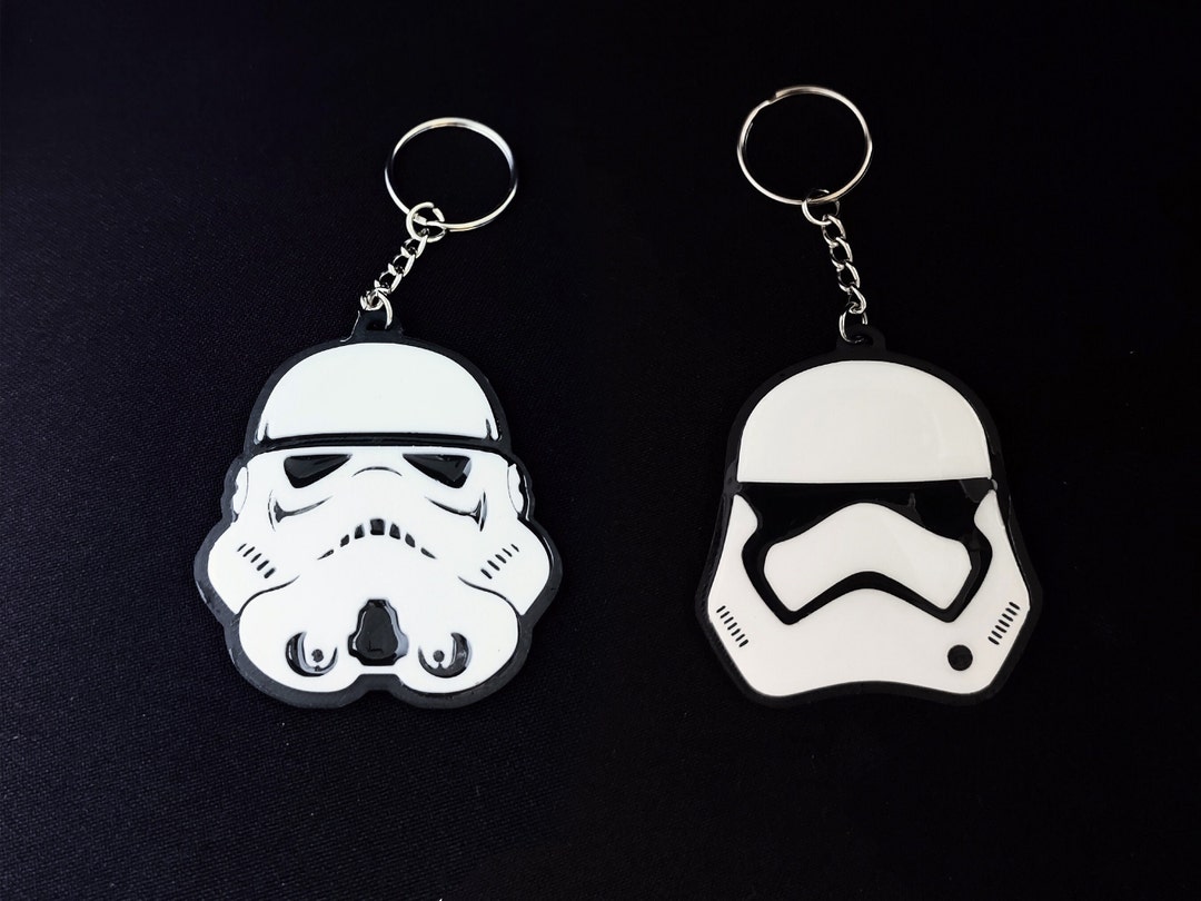 3D Printed Stormtrooper Helmet Keychain – Star Wars Geek Gift - Etsy