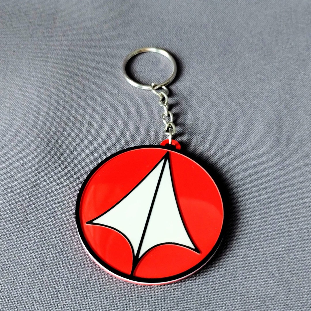 Robotech / Macross RDF Logo Keychain - Inspired by the Popular Anime ...