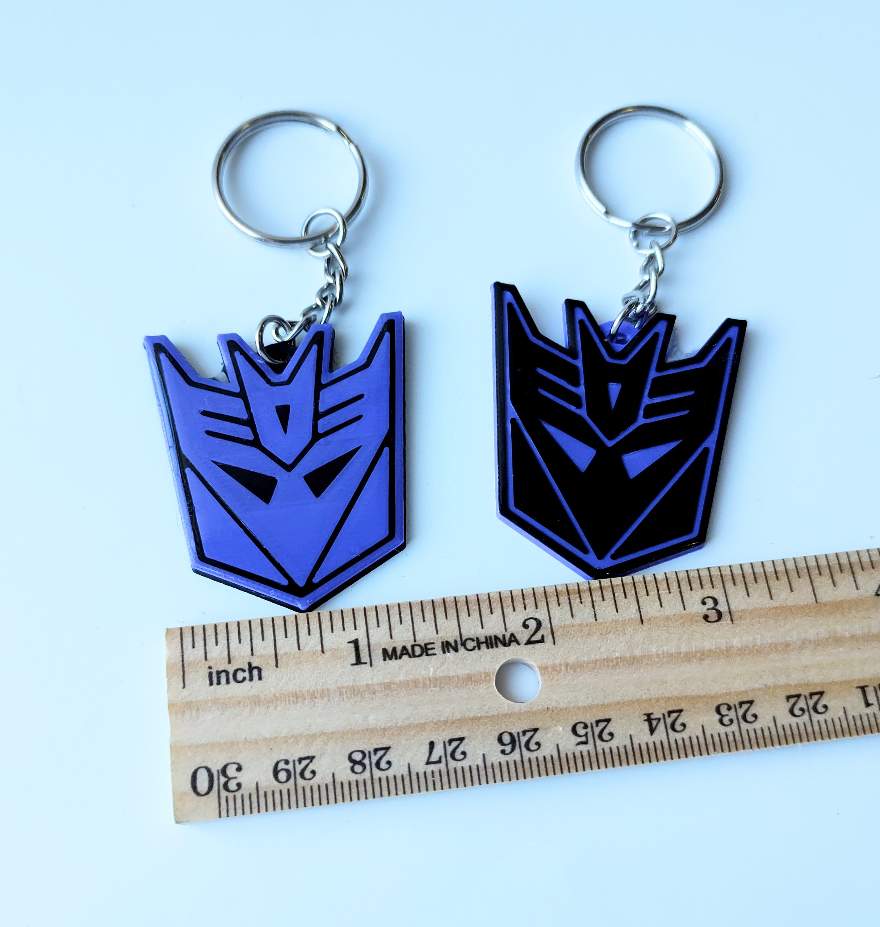 Transformers Decepticons Emblem Keychain 80s Cartoon Holiday | Etsy