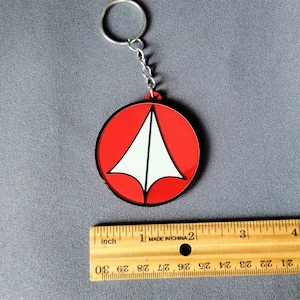 Robotech / Macross RDF Logo Keychain - Inspired by the Popular Anime ...
