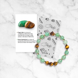 Green Aventurine & Tiger's Eye 'optimism' Bracelet - Etsy