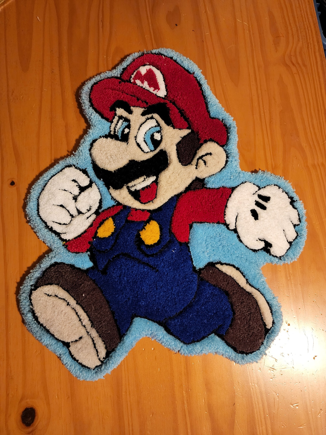 Super Mario Inspired Tufted Rug - Etsy