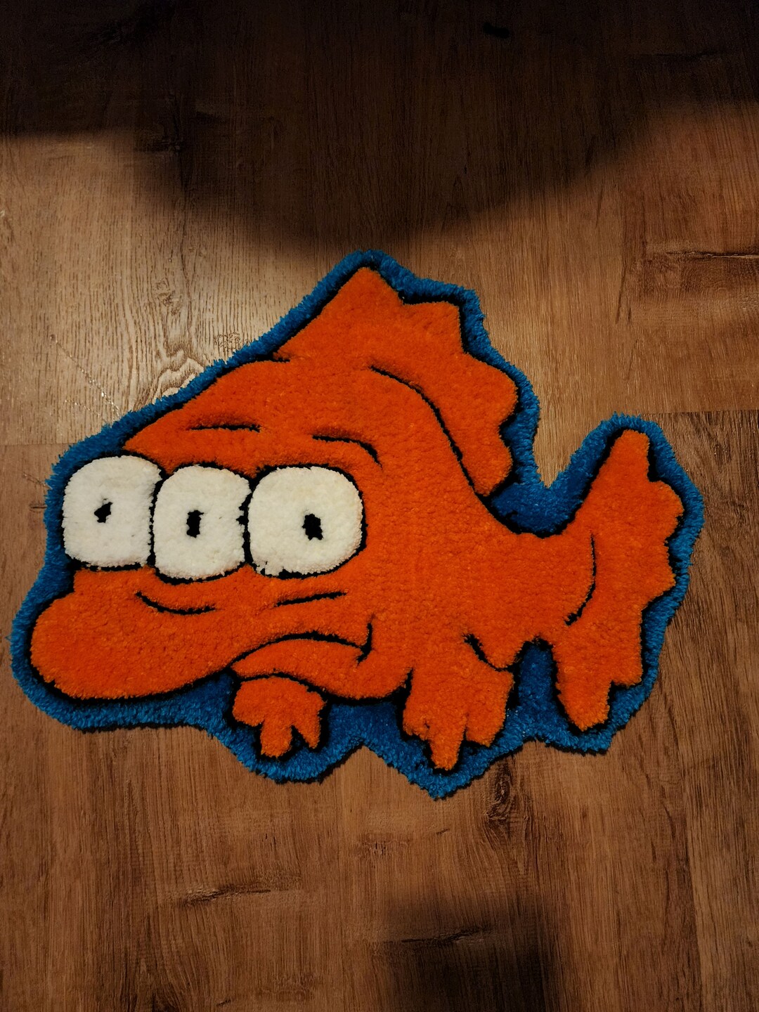 Blinky the Fish Inspired Hand Tufted Rug - Etsy