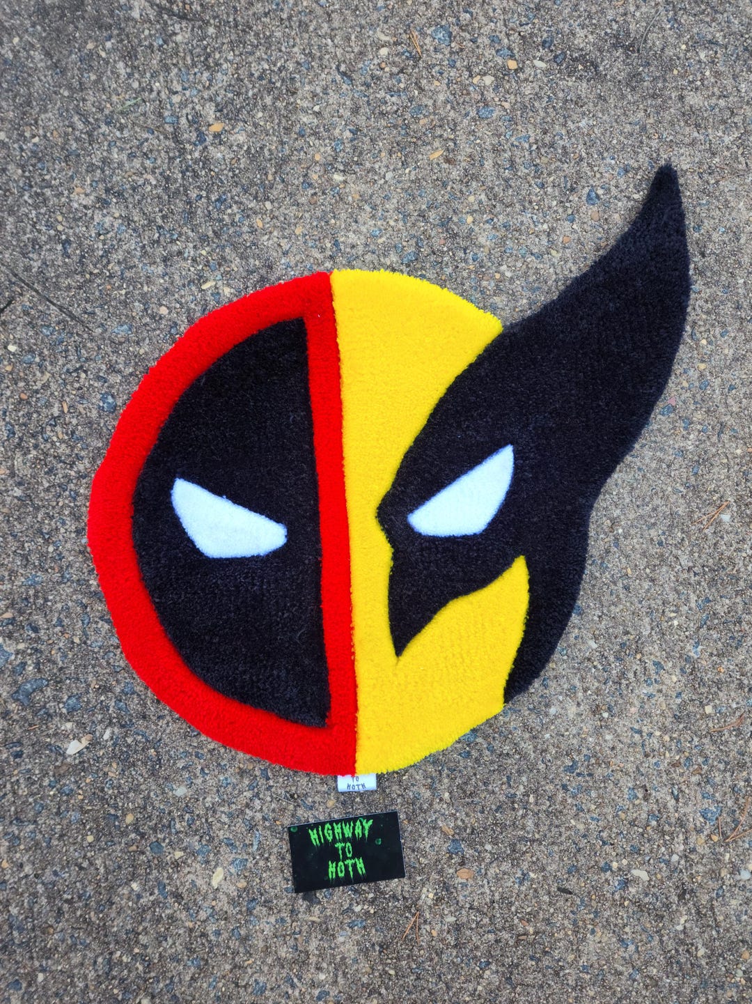 Deadpool and Wolverine Inspired Hand Tufted Rug - Etsy