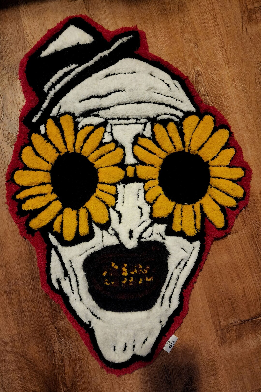 Art the Clown Inspired Hand Tufted Rug - Etsy