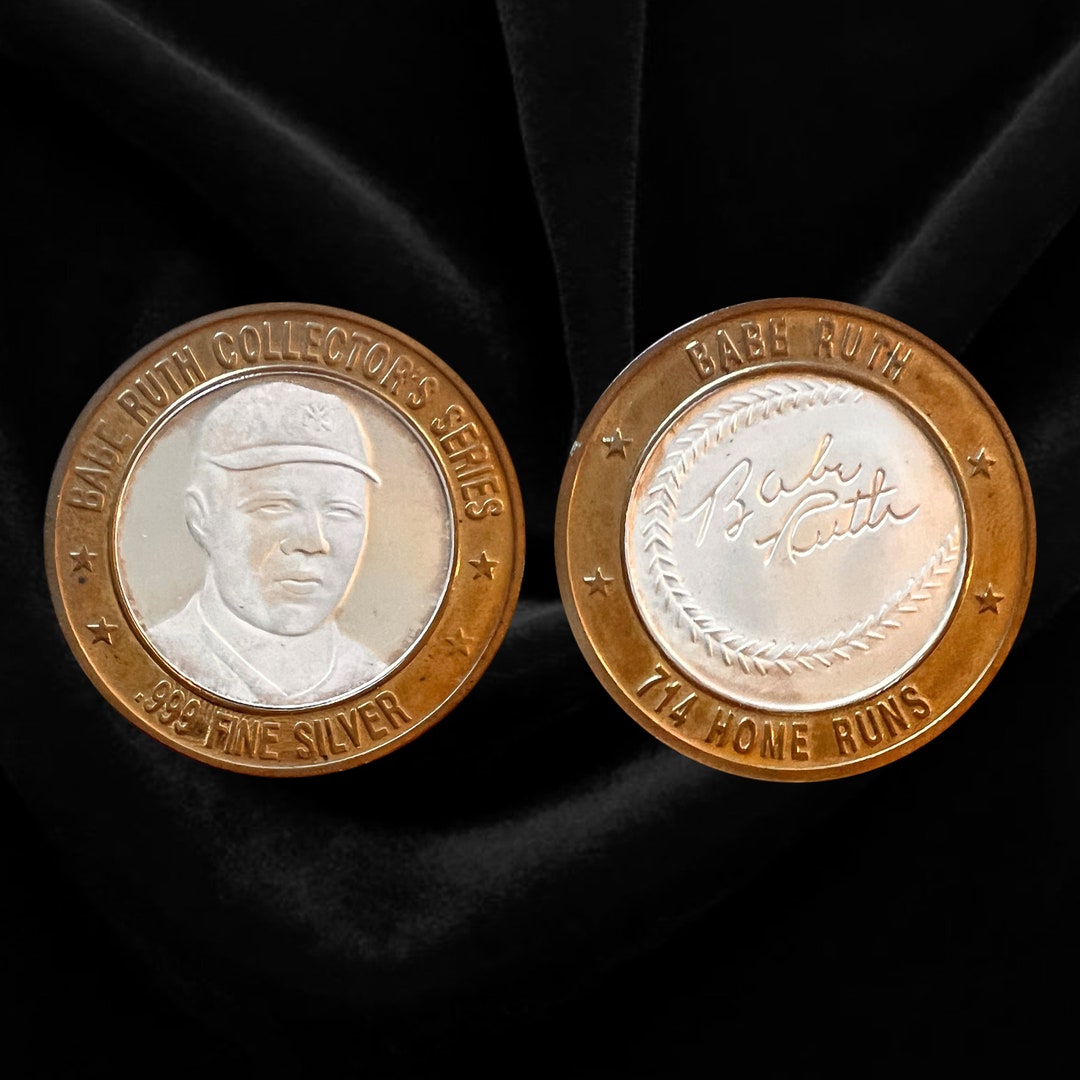 Babe Ruth Collector's Series .999 Silver Token Coin - Etsy
