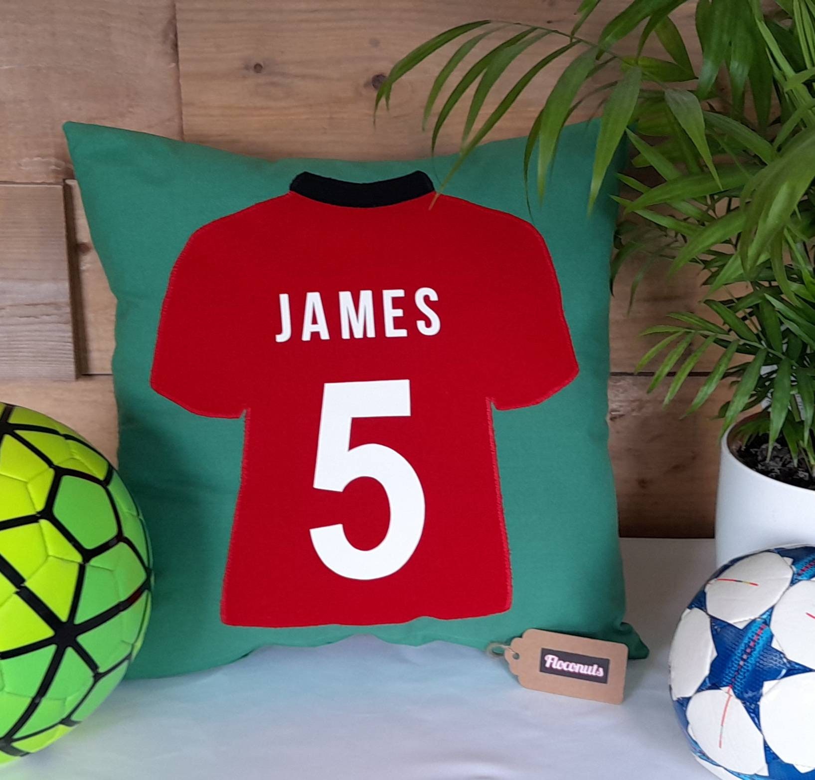 Personalised Football Shirt Cushion Cover - Etsy.de