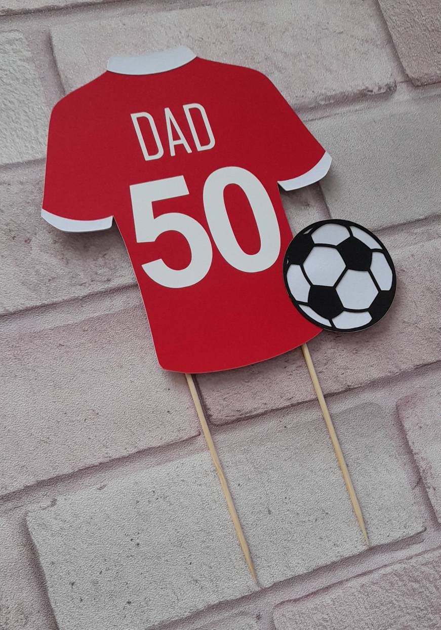 Football Shirt Cake Topper - Etsy