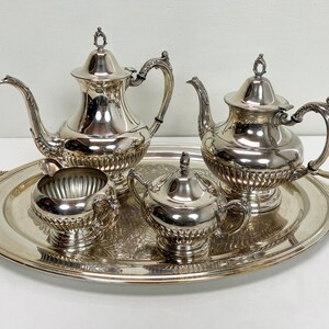 Vintage ONEIDA Silverplate Coffee Set - Etsy