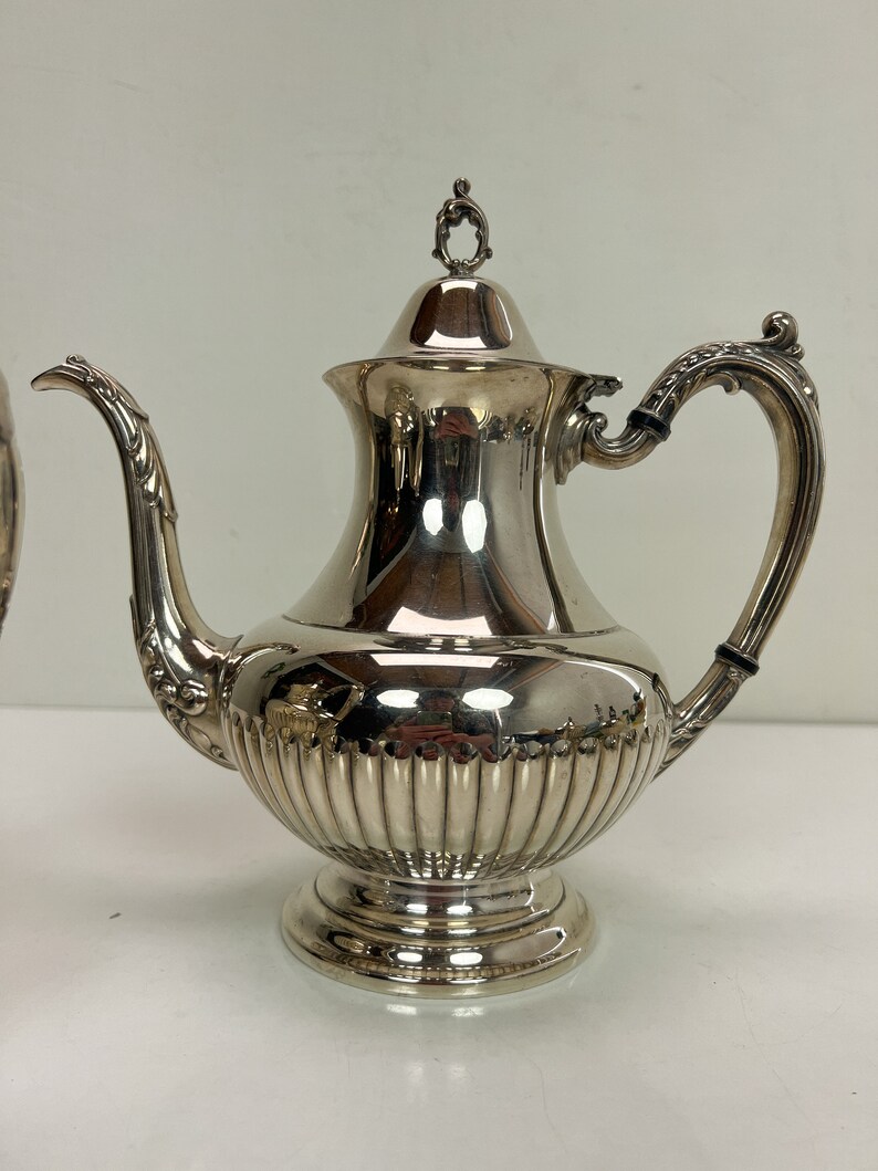 Vintage ONEIDA Silverplate Coffee Set - Etsy