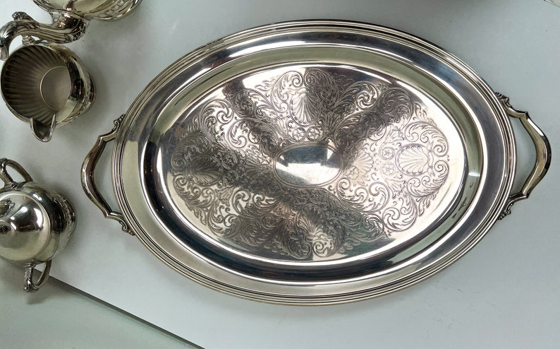 Vintage ONEIDA Silverplate Coffee Set - Etsy