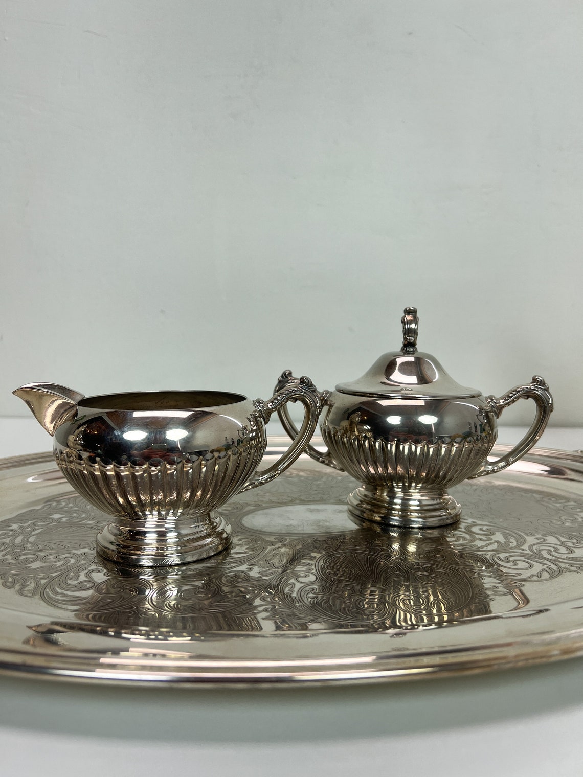 Vintage ONEIDA Silverplate Coffee Set - Etsy