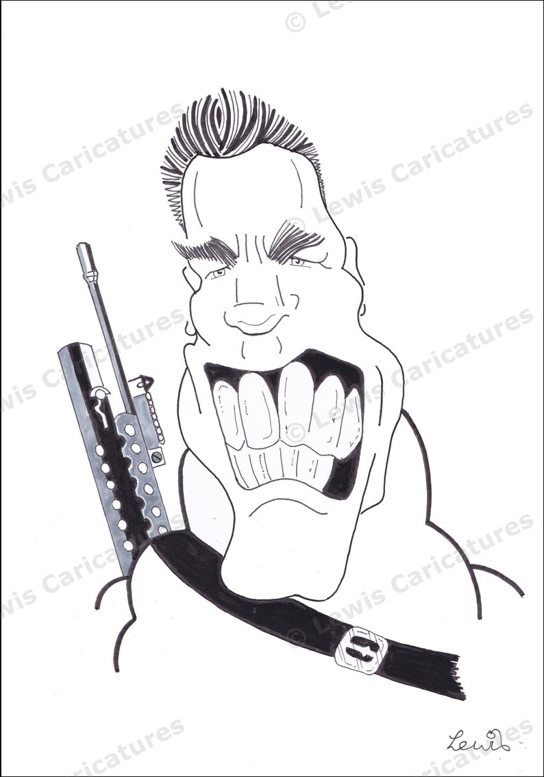 Arnold Schwarzenegger Predator - Etsy France