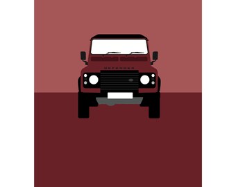 Land Rover Defender Art - Etsy