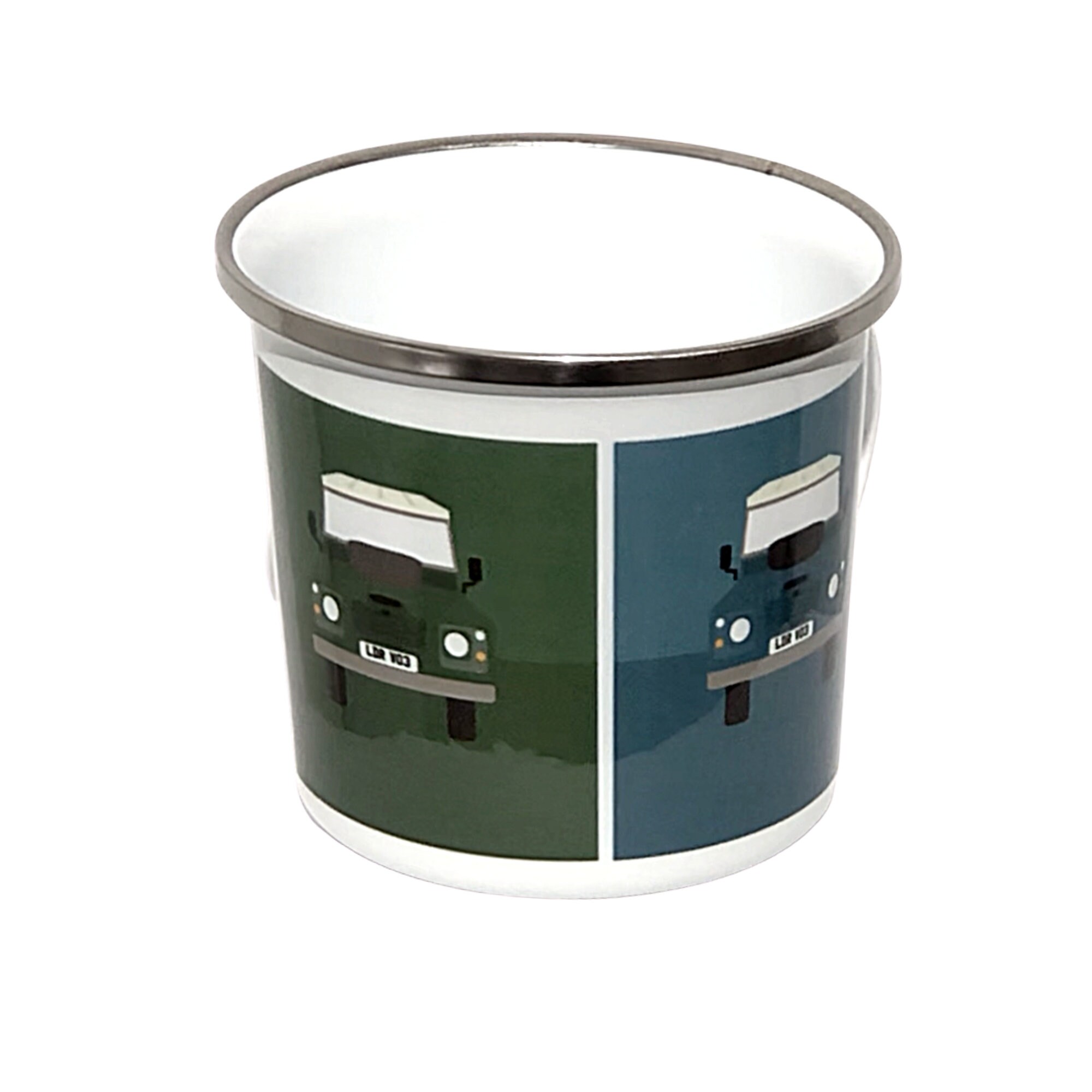 Retro Enamel Car Mug. Gift for Land Rover Series 3 Drivers. Land Rover ...