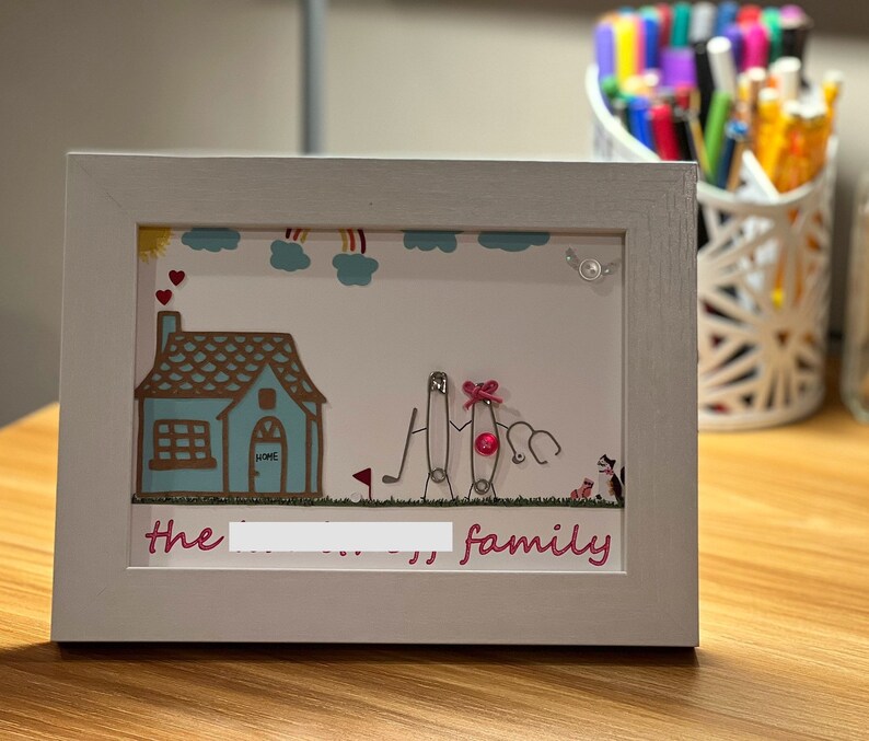 Personalized Pin Family Card custom: Congratulations - Etsy