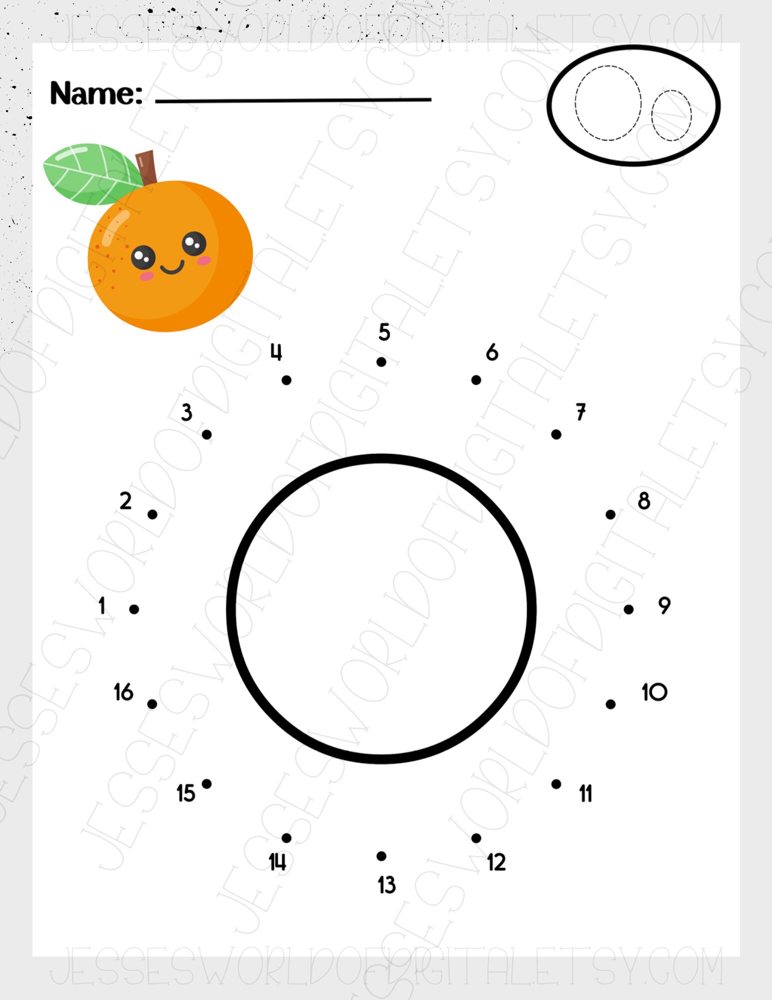 Alphabet Dot by Numbers Worksheet, Alphabet Worksheets, Dot by Numbers ...