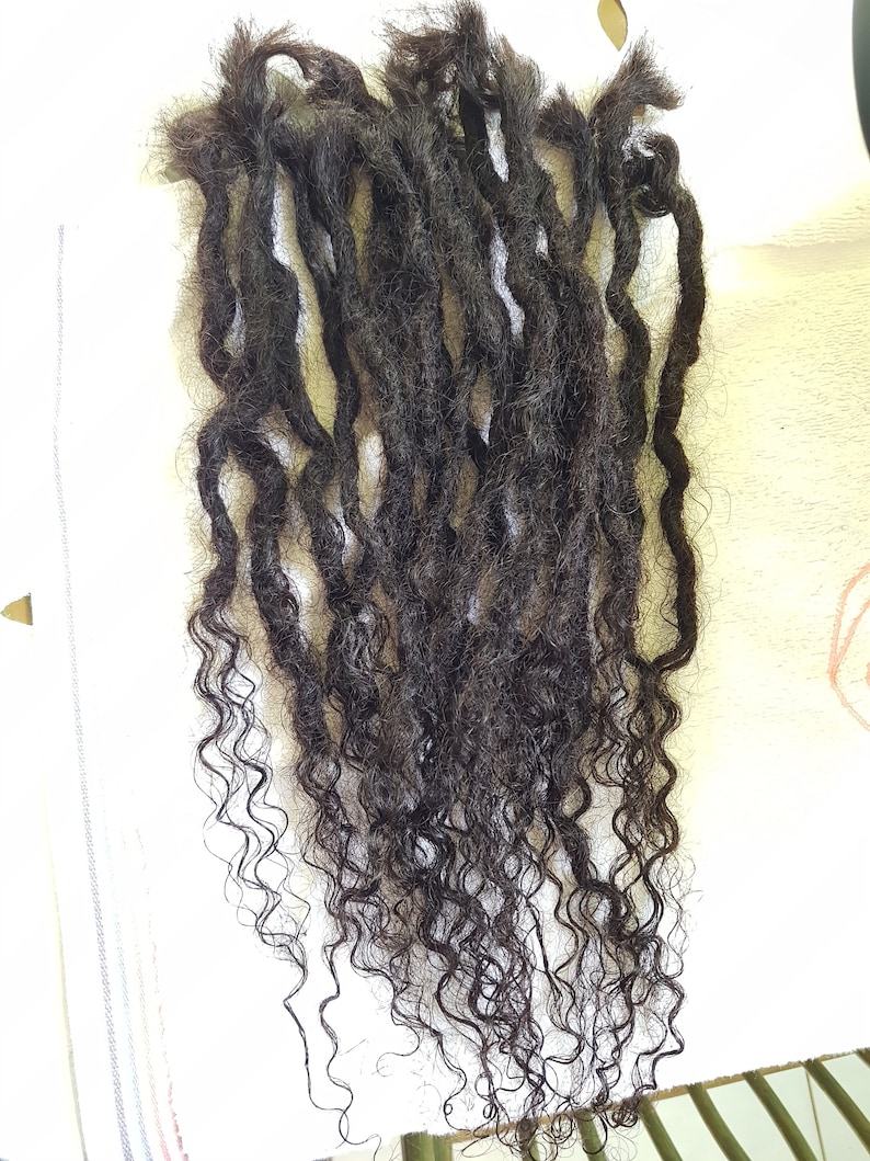 How to Install Locs Extension kinky Curly Version VIDEO - Etsy