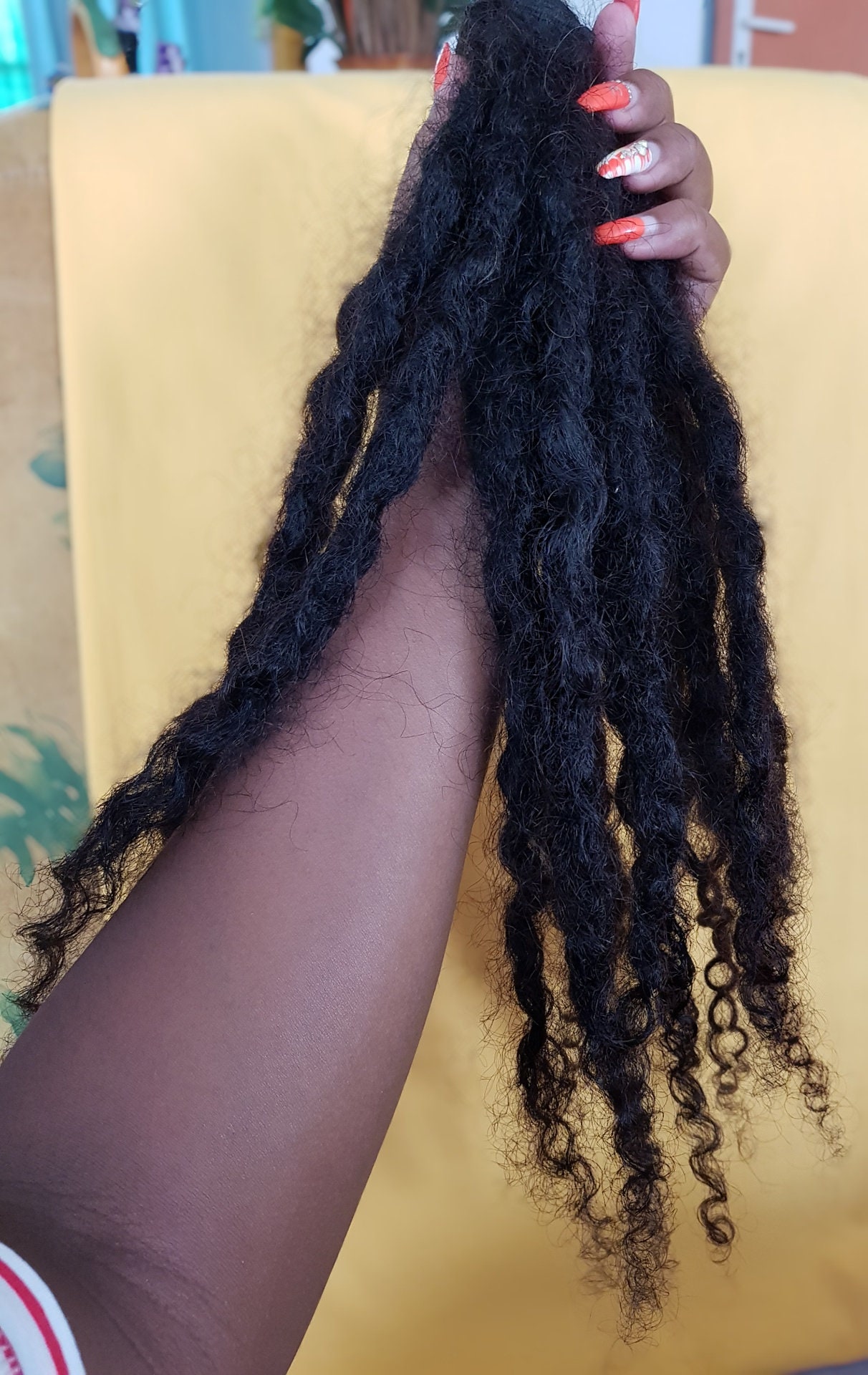 Loc Extensions With Curly Ends Lisa Bonet Loc Extension Bundle of 15 ...