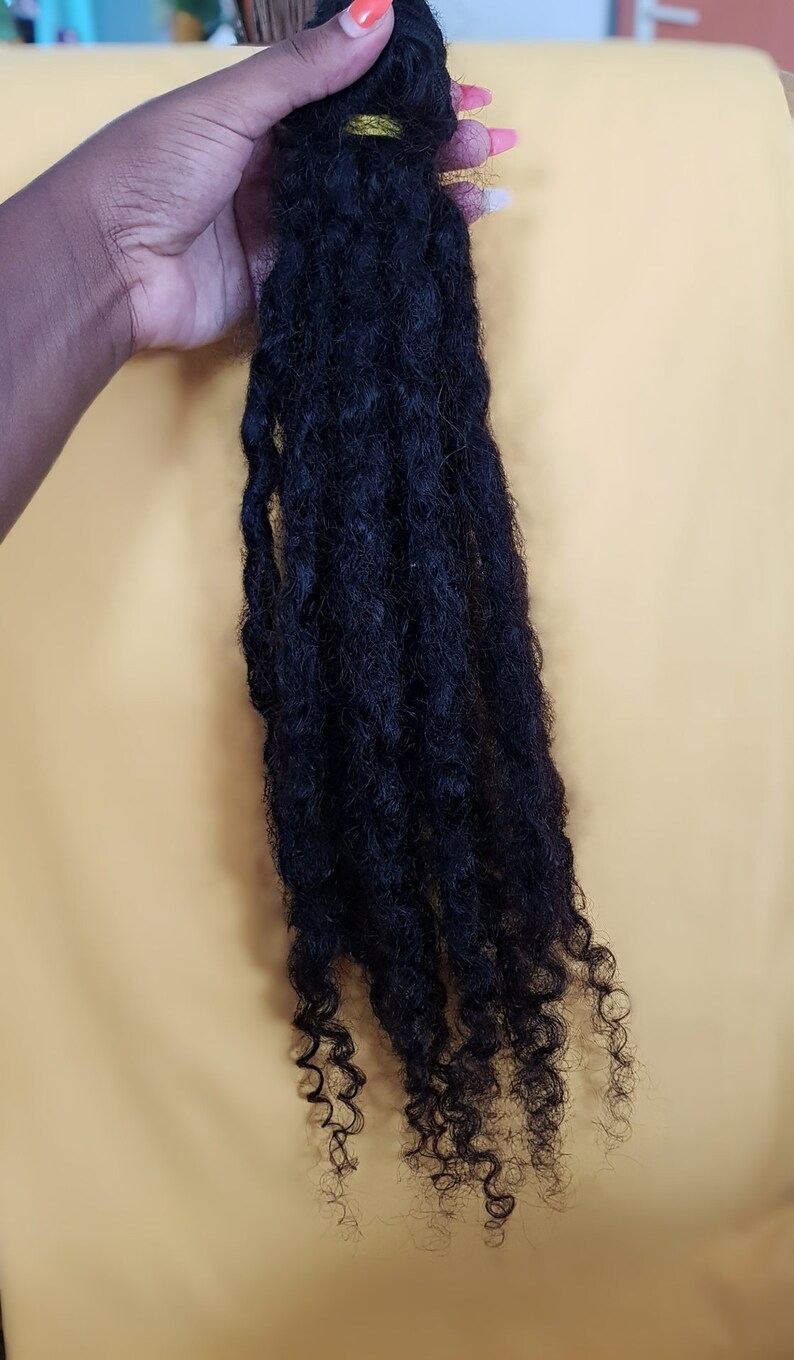 Loc Extensions With Curly Ends Lisa Bonet Loc Extension - Etsy