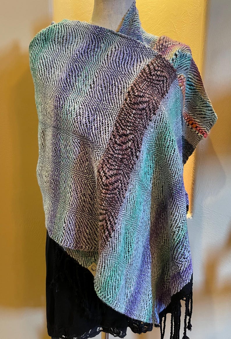 Handwoven Shawl of Many Colors - Etsy