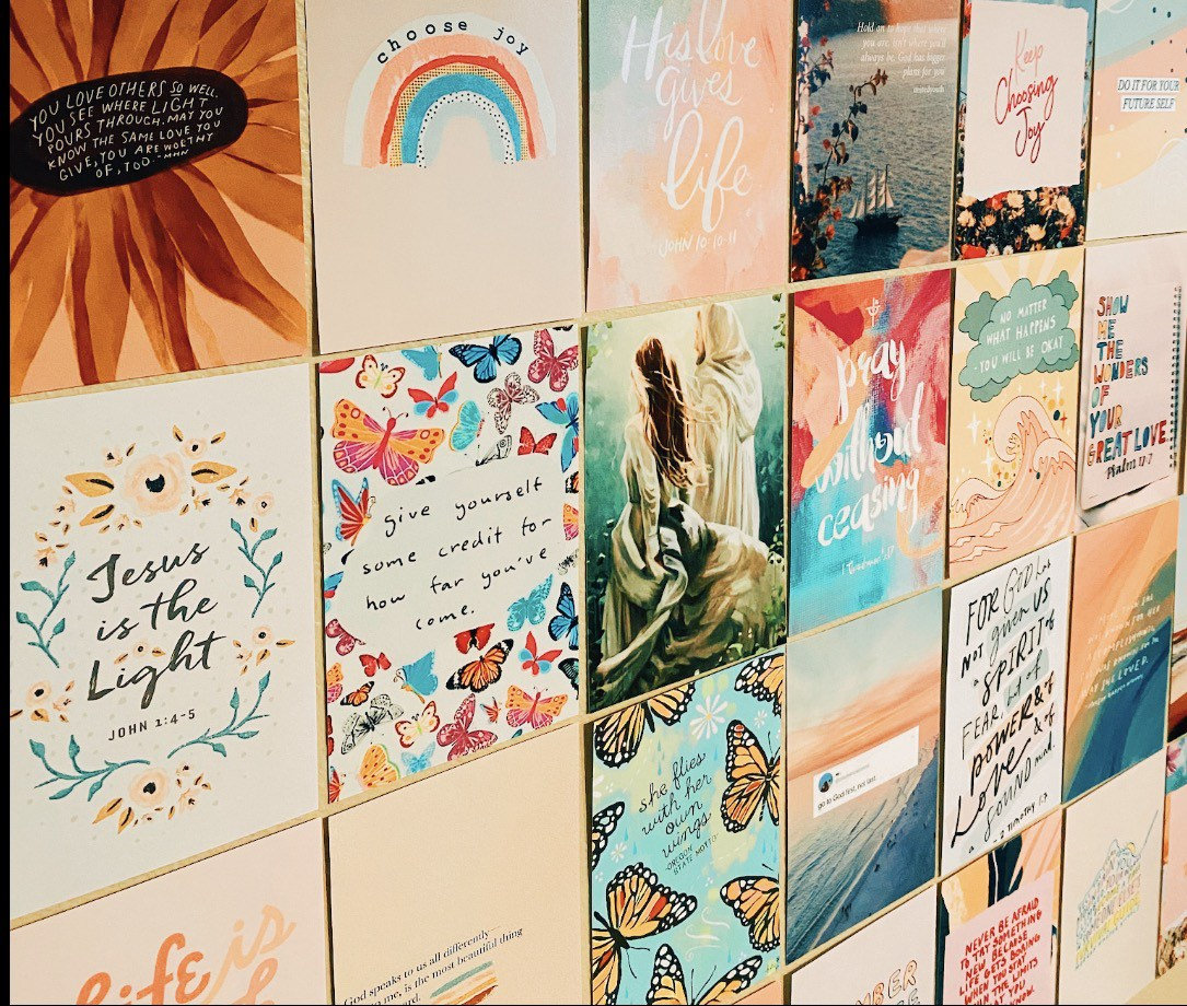 50 Image CHRISTIAN RAINBOW Collage Kit Wall Collage Gift | Etsy